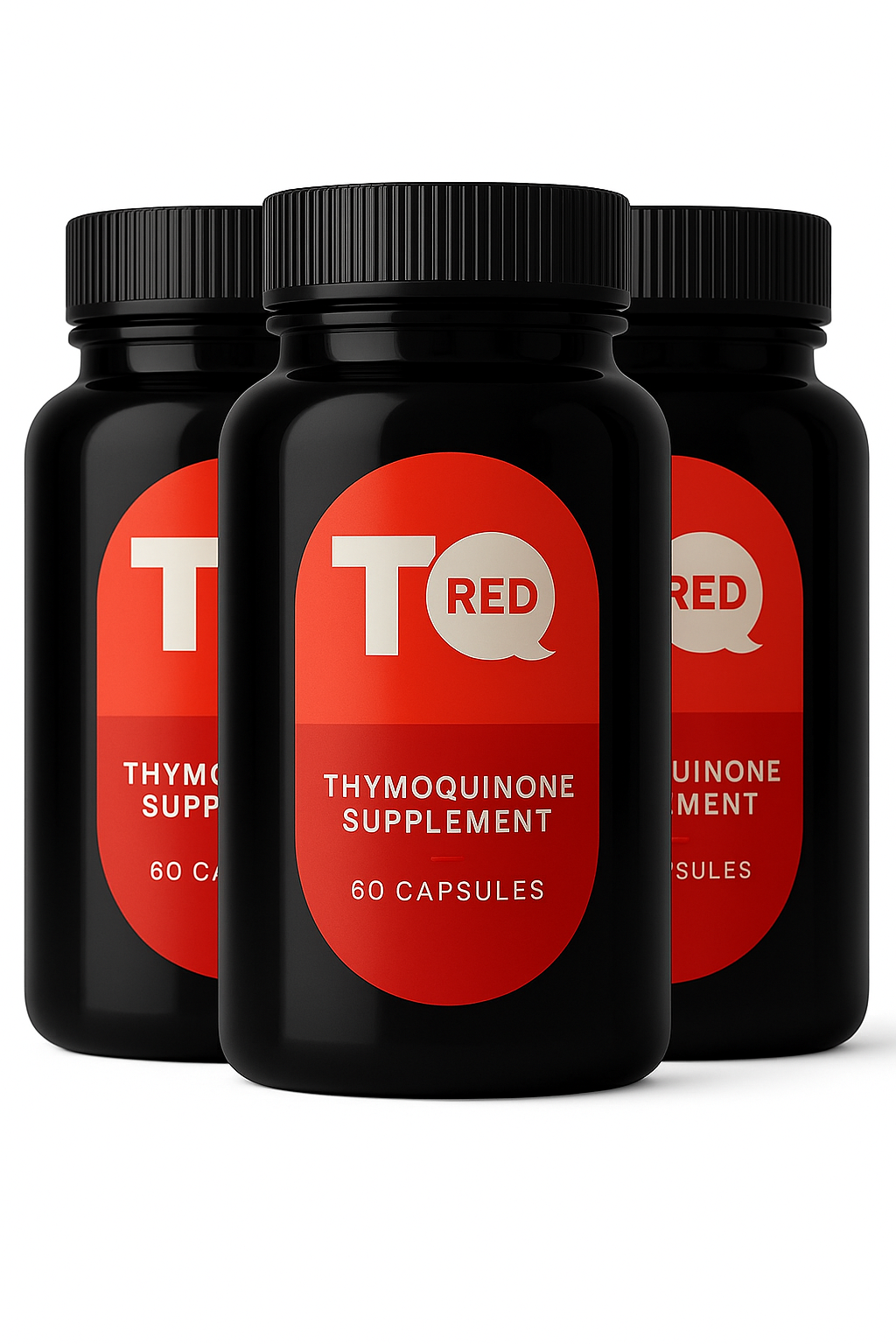 3-Pack TQ RED Thymoquinone Supplement - 60 Gel Capsules
